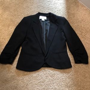 Bar III | Jackets & Coats | Bar Iii Blazer With Ruched 34 Sleeves ...